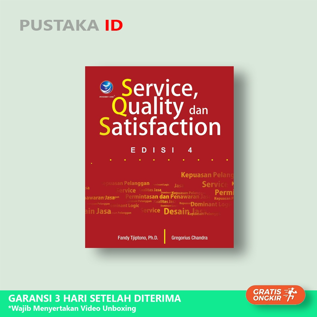 Jual Buku Service, Quality Dan Satisfaction Edisi 4 - Original | Shopee ...