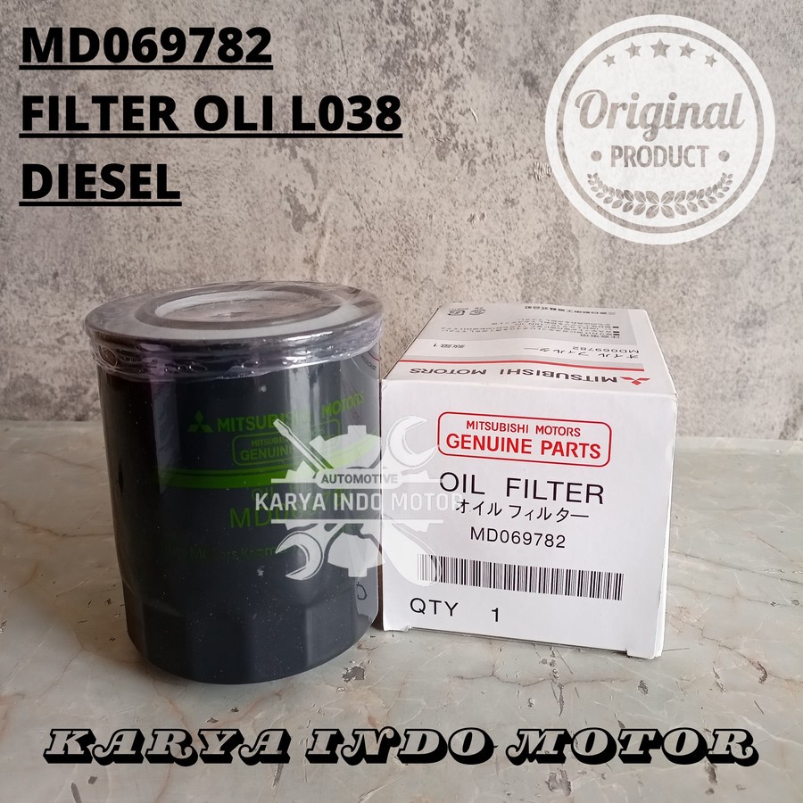 Jual filter oli oil filter L300 diesel kuda diesel triton MD069782 ...