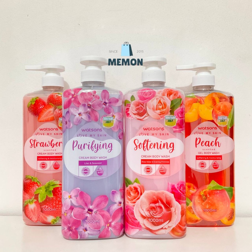 Jual Watsons sabun mandi Cair & Gel 1000ml / body wash 1 liter 1L ...