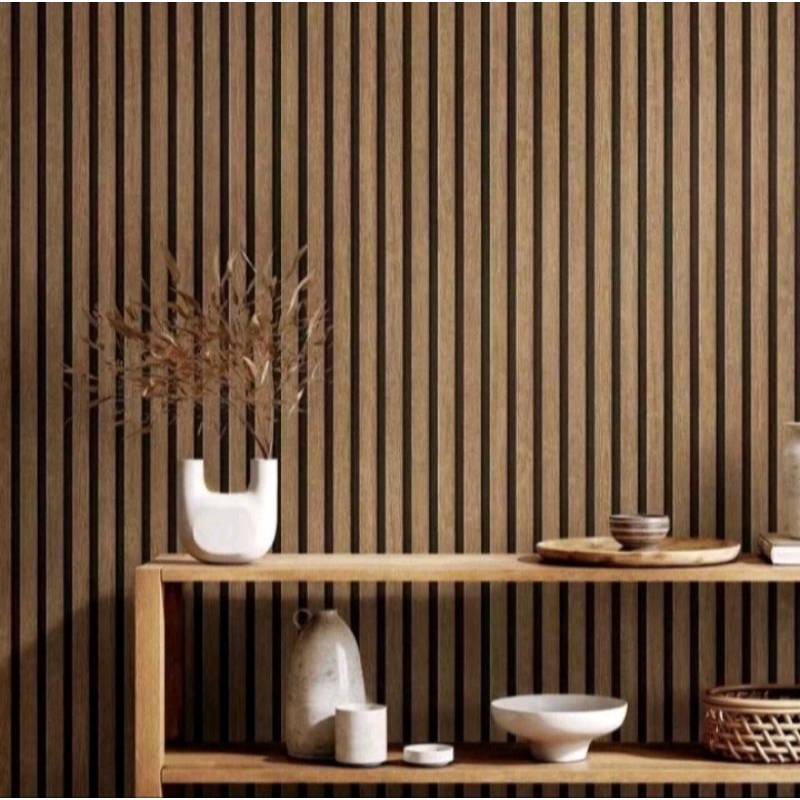 Jual WALLPAPER DINDING STIKER MOTIF WOOD PANEL UKURAN 45CM X 8-10M ...