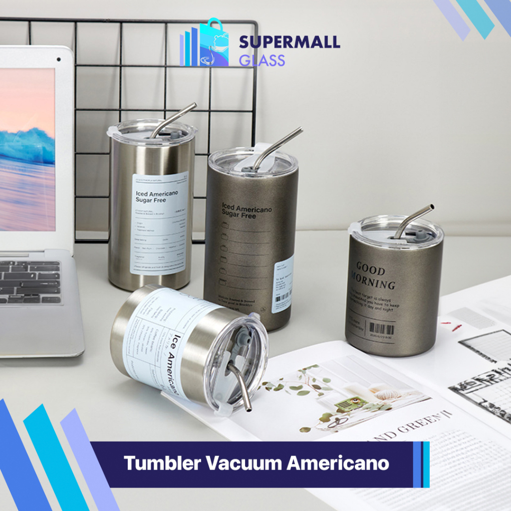 Jual [SG] COD Tumbler Vacuum Americano Mug Flask Kopi | Stainless Steel ...