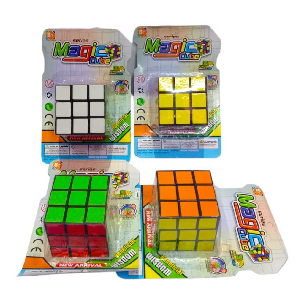 Jual MAINAN ANAK KUBUS MAGIC CUBE KUBIK 3x3 PUZZLE SERU Asah Otak Susun ...