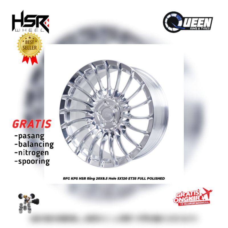 Jual VELG RACING FORGED HSR RFG KPS R20 PCD 5X120 untuk mobil BMW | Shopee Indonesia