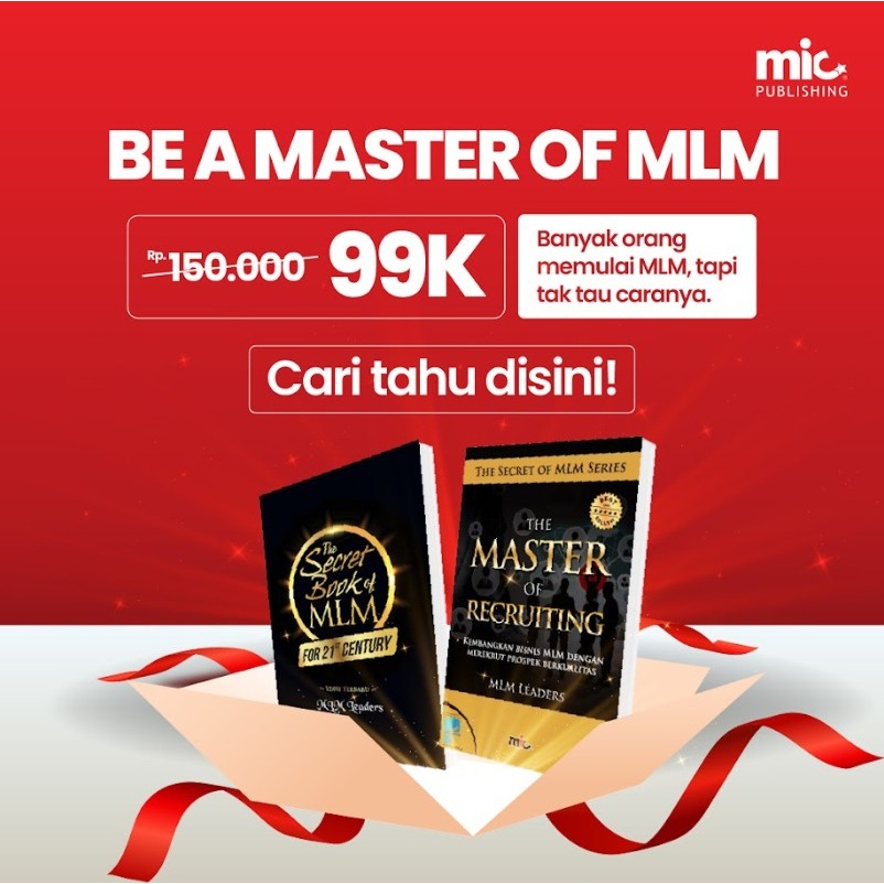 Jual Bundling Buku The Master of Recruiting dan The Secret Book of MLM ...