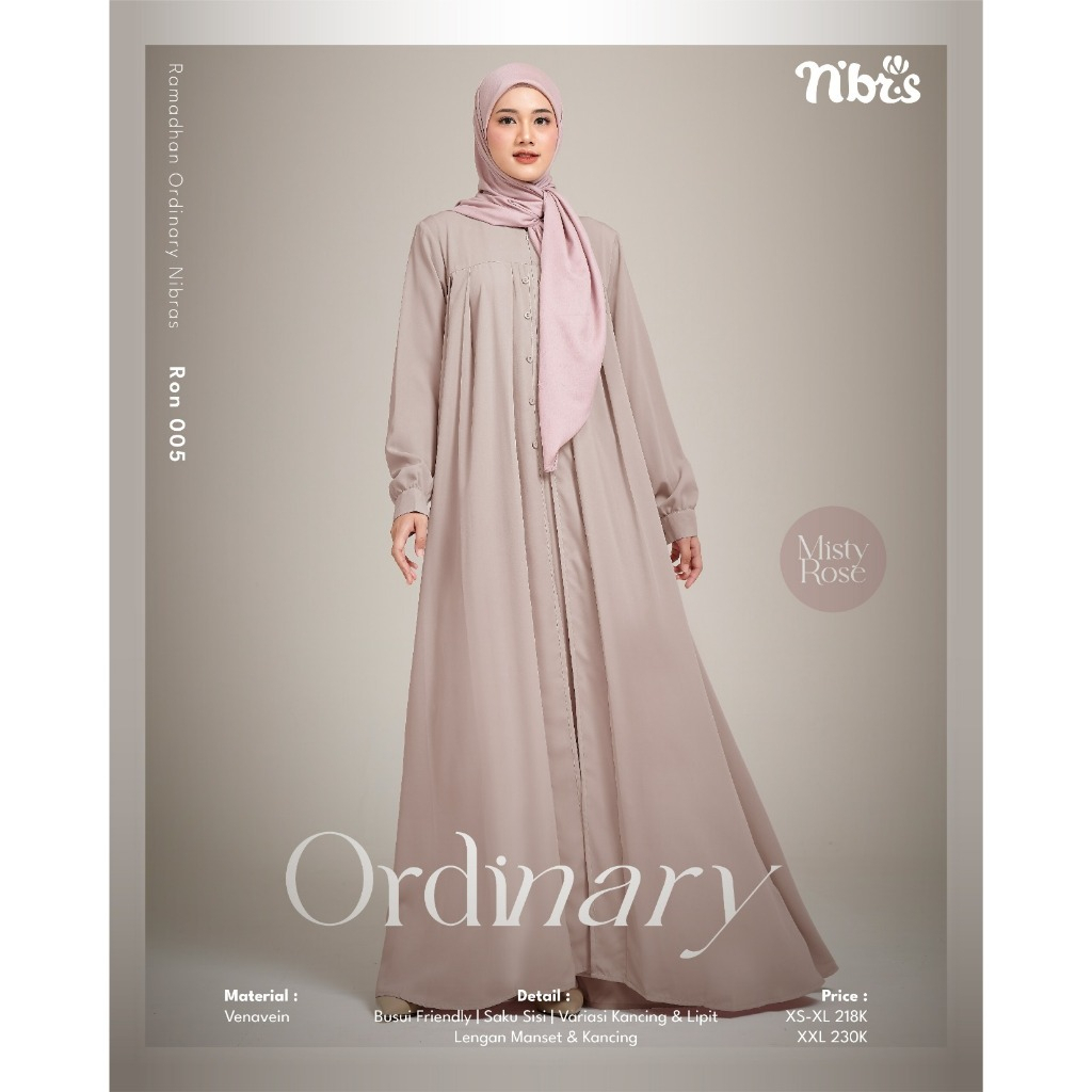 Jual Nibras Ramadhan Ordinary Nibras RON 005 Dress Gamis Perempuan ...