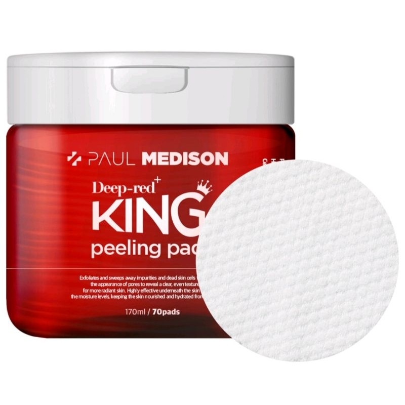 Jual Paul Medison Deep Red King Peeling Pad Korea | Shopee Indonesia
