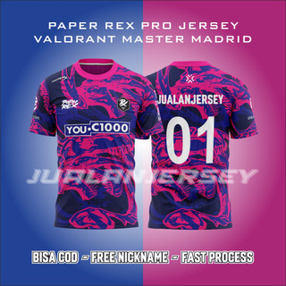 Jual JERSEY PRX PAPER REX 2024 VALORANT MASTER MADRID GRATIS CUSTOM ...