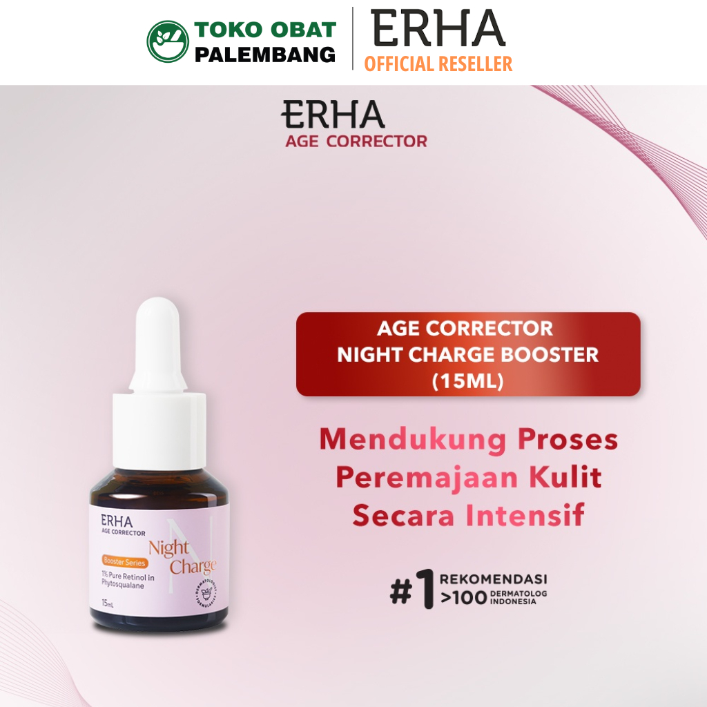 Jual ERHA AGE CORRECTOR NIGHT CHARGE Retinol Phytosqualane NIGHTCHARGE ...