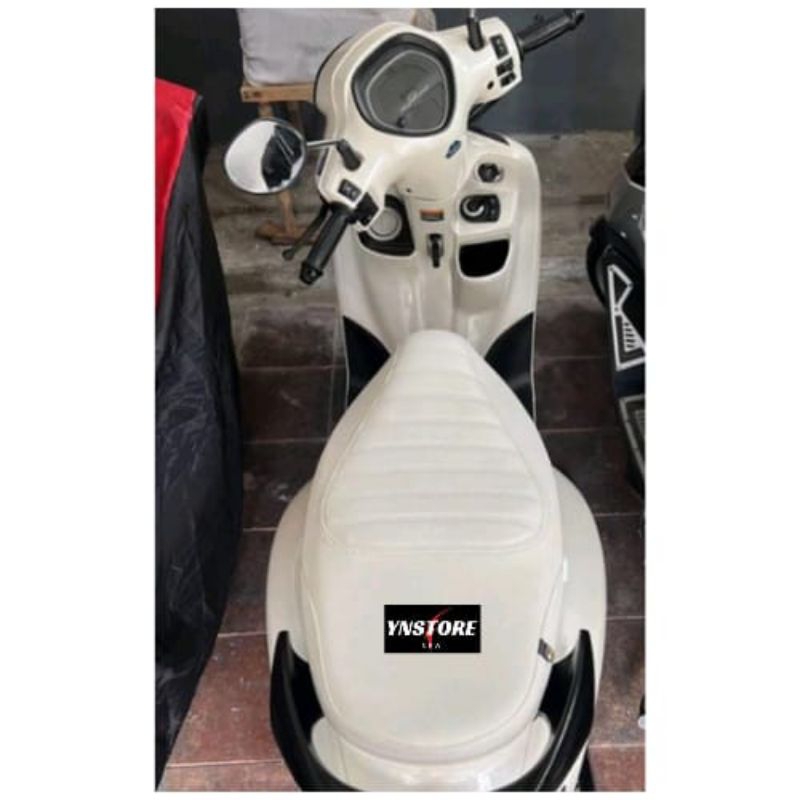 Jual Kulit Cover Jok Filano Stylo 160 Fazzio MBtech Caferacer Garis ...