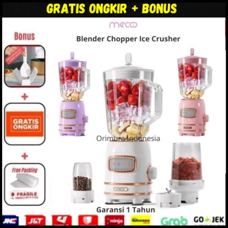 Jual Mecoo Blender Chopper Grinder Ice Chruser - Mecoo Blender 4 in 1 ...