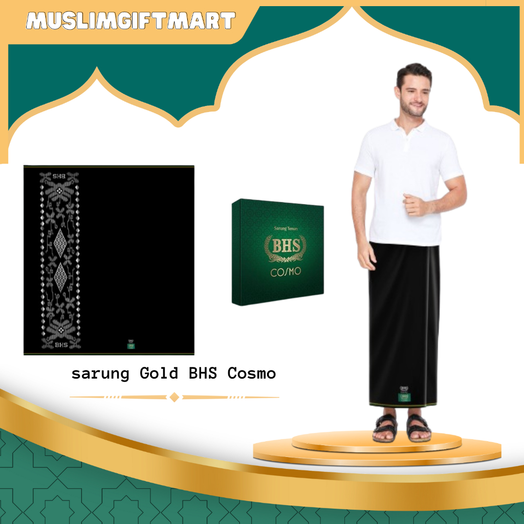 Jual Sarung BHS Cosmo Gold (FREE PAPERBAG BHS) | Shopee Indonesia