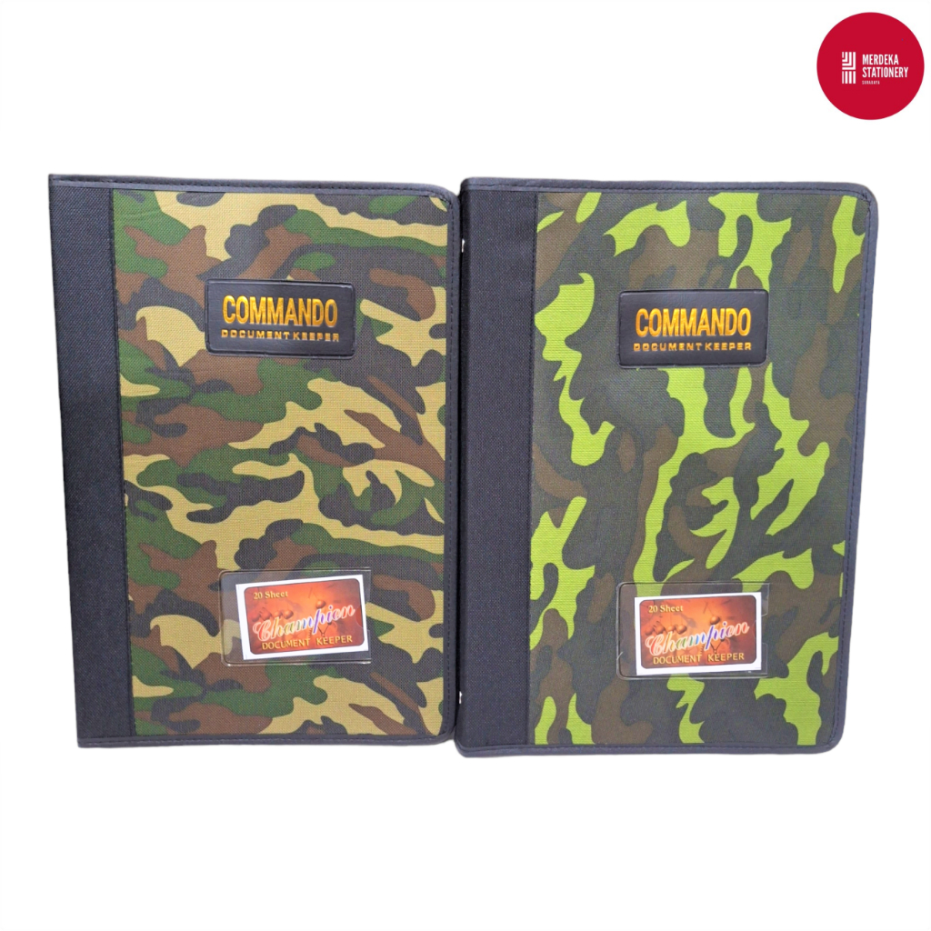 Jual Dokumen/Document Keeper Map Resleting Commando Folio/F4 Kain 20 ...