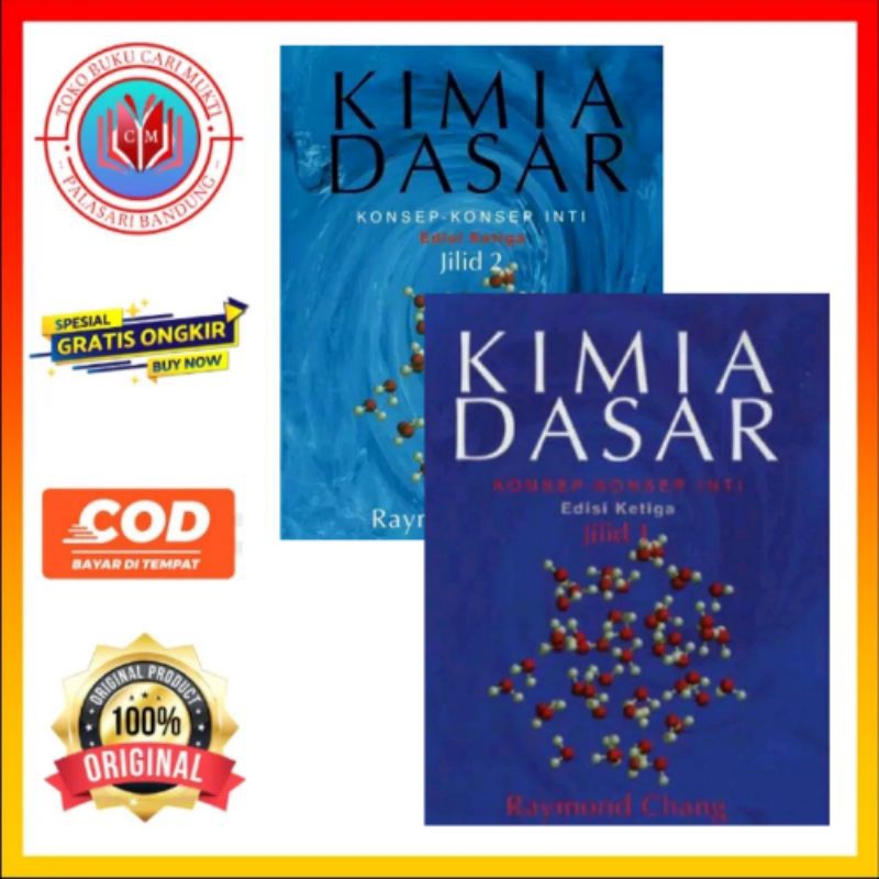 Jual Erlangga Buku Kimia Dasar Raymond Chang Jilid 1 dan 2 Edisi 3 Buku Original | Shopee Indonesia