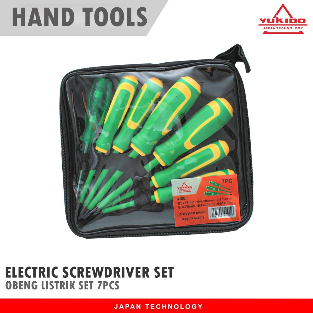 Jual Obeng Listrik Set 7 Pcs 1000V Insulation Screwdriver Tespen ...