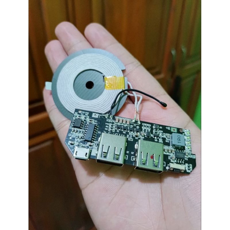 Jual Modul Pengisian Daya Dual NEW USB 5V 2.1A Modul Wireless Power ...