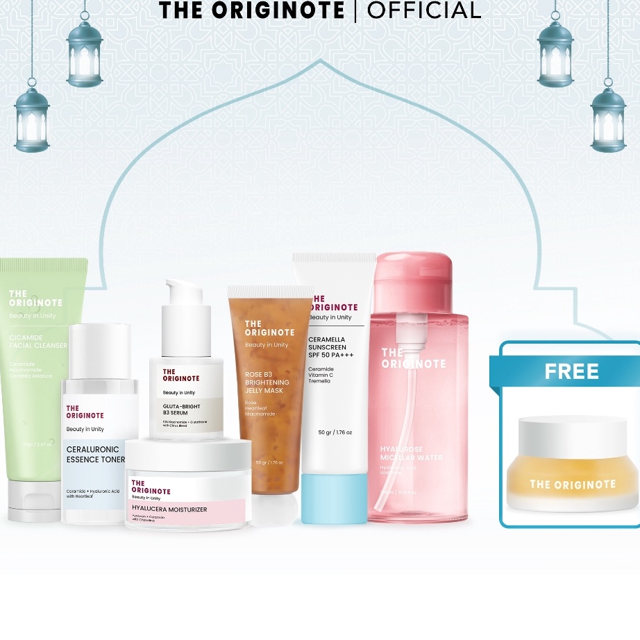 Jual DiSkon SPECIAL BUNDLE 7in1 The Originote KIT ACNE KIT GLOWING KIT ...