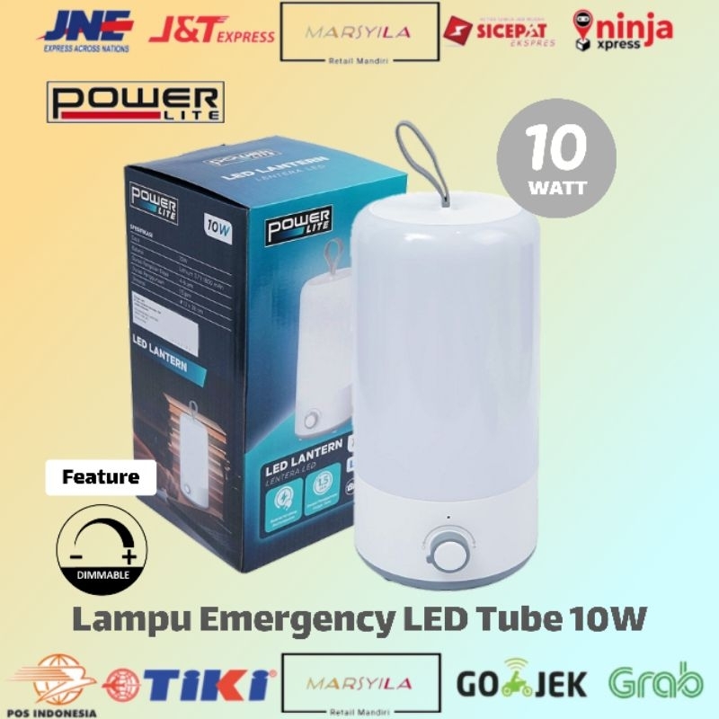 Jual POWERLITE Lampu Darurat Emergency Cas LED Tube 10W 1800mAh ...