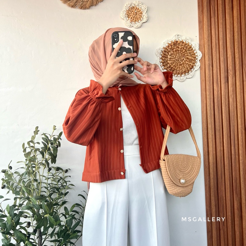 Jual Cardigan Knit Rajut Premium / Cardigan Rajut Crop | Shopee Indonesia