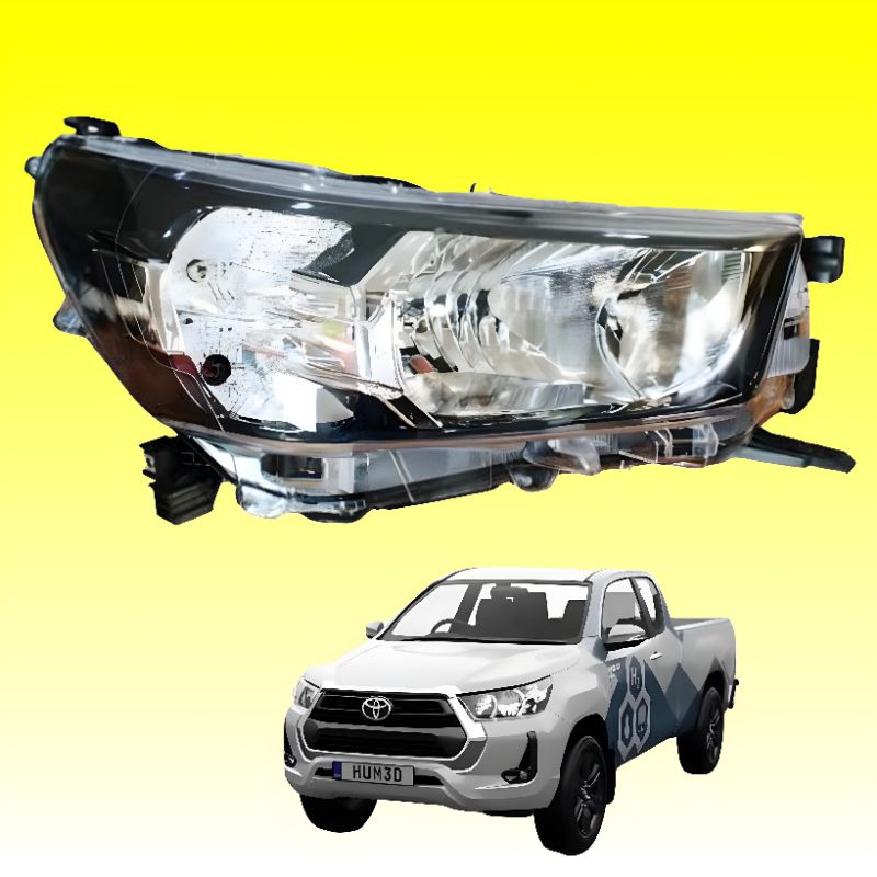 Jual HILLUX DOUBLE CABIN LAMPU DEPAN HEAD LAMP HEADLAMP HILUX 2020 2021 ...