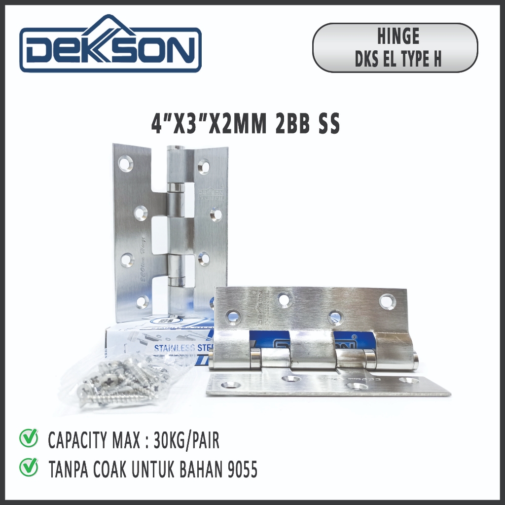 Jual Engsel Pintu Lipat Dekson 4" Type H Ecoline Hinge Dekkson Engsel ...
