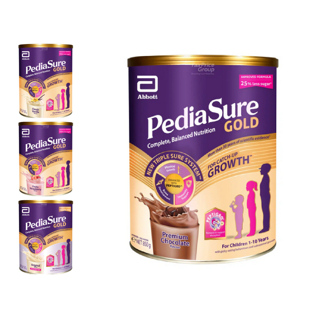 Jual PediaSure GOLD PEPTIGRO TripleSure Milk Susu Formula Powder 400gr ...