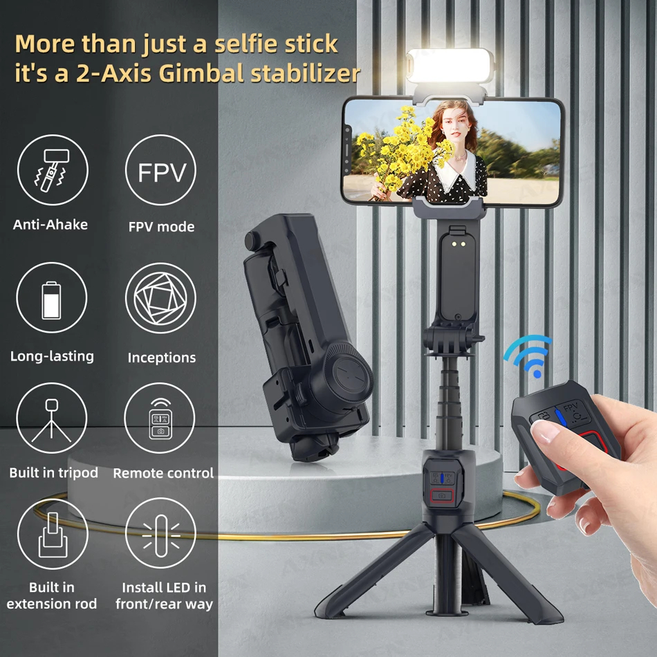 Jual FTT A10 Gimbal HP Tripod Gimbal gimbal stabilizer hp gimbal ...