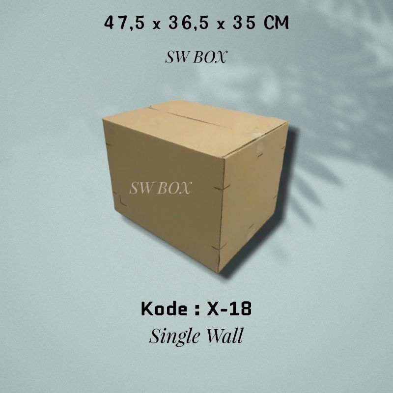 Jual Kardus Ukuran 47,5x36,5x35 CM Box Untuk Packing/Pindahan, dll ...