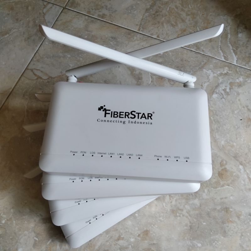 Jual Modem Router GPON ONT ZTE ZXHN F609 Fiberstar Port Biru | Shopee ...