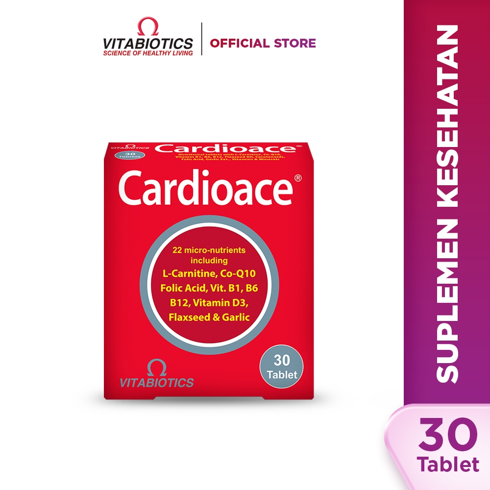 Jual Vitabiotics Cardioace 30 Tablet - Suplemen Memelihara Kesehatan ...