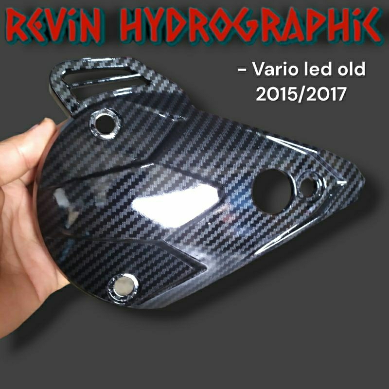Jual Keongan cvt / Cap L cover Vario LED 125/150 tahun 2015/2017 carbon ...