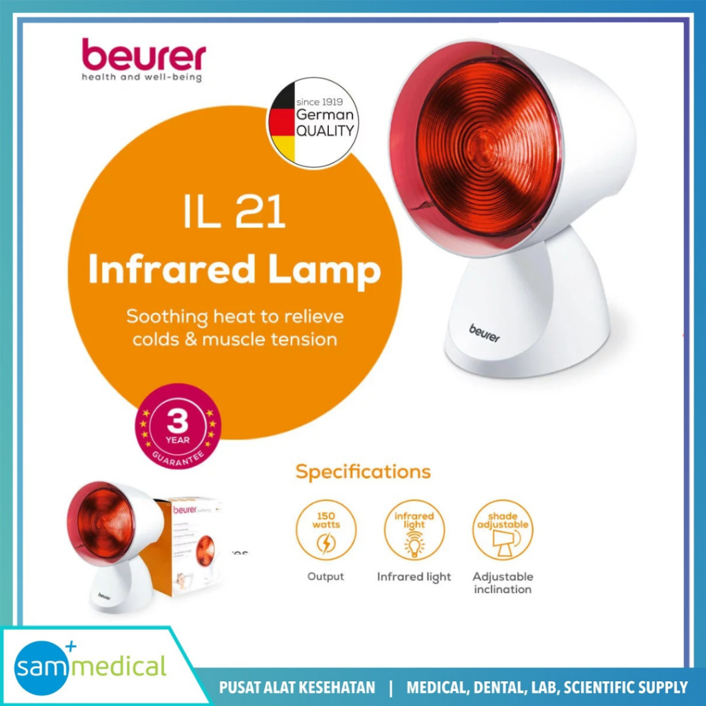 Jual BEURER Lampu Infrared IL21 / Philips INFRAPHIL Lampu Infra Red ...