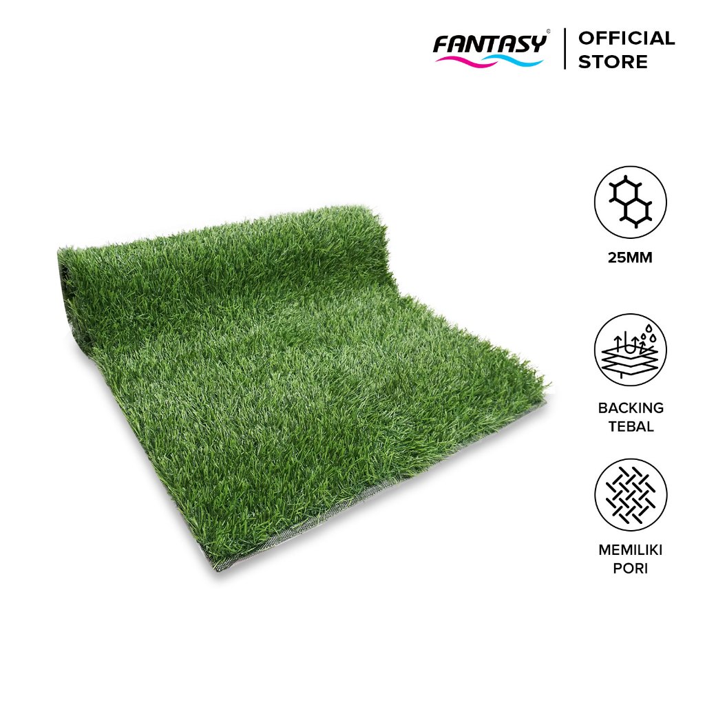 Jual Fantasy Crown Karpet Rumput Sintetis Tebal 25mm Rumput Palsu ...