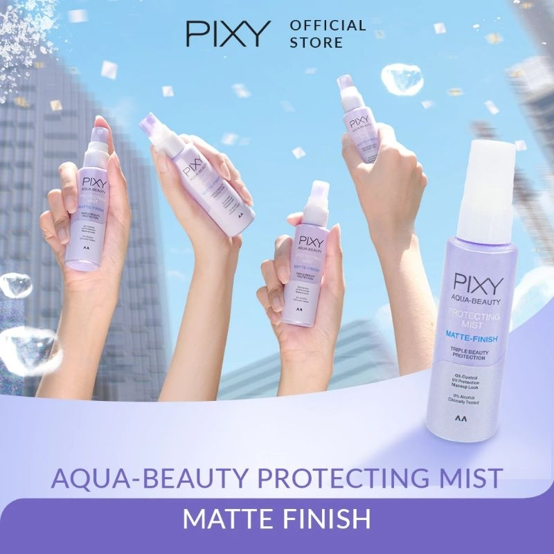 Jual PIXY AQUA BEAUTY PROTECTING MIST MATTE - FINISH 60ml (UNGU ...