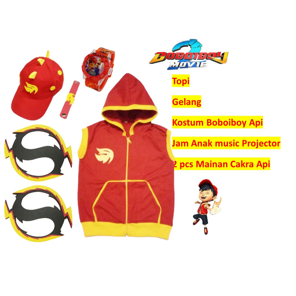 Jual Paket lengkap Boboiboy Api + Cakra Api | Shopee Indonesia