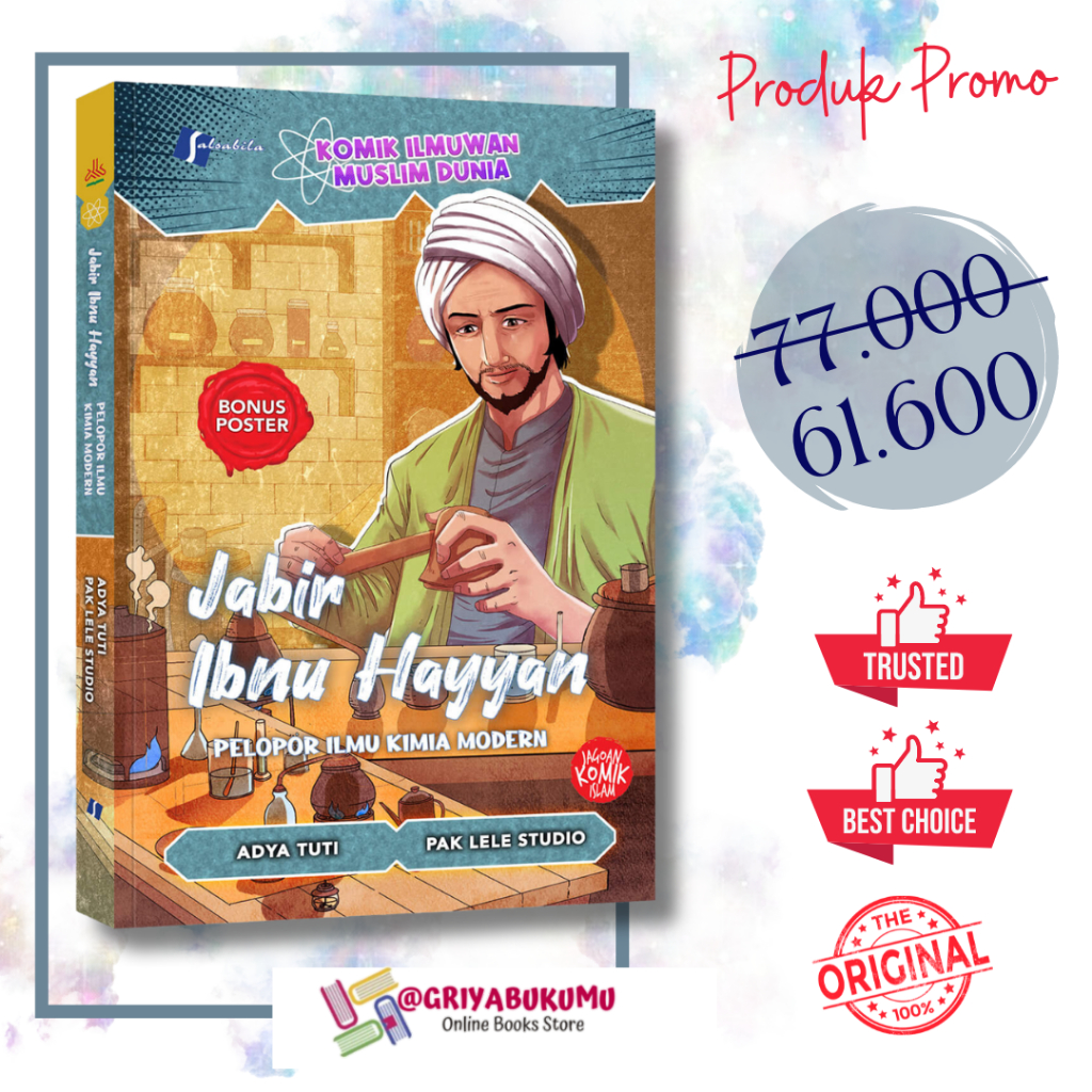 Jual Jabir Ibnu Hayyan : Pelopor Ilmu Kimia Modern I Adya Tuti & Pak Lele Studio I Komik ...
