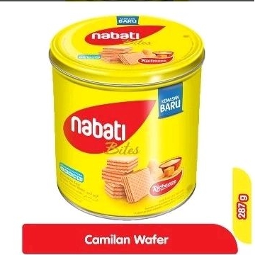 Jual Nabati Richeese Cheese Wafer Can 287 gram wafer kaleng nabati keju ...
