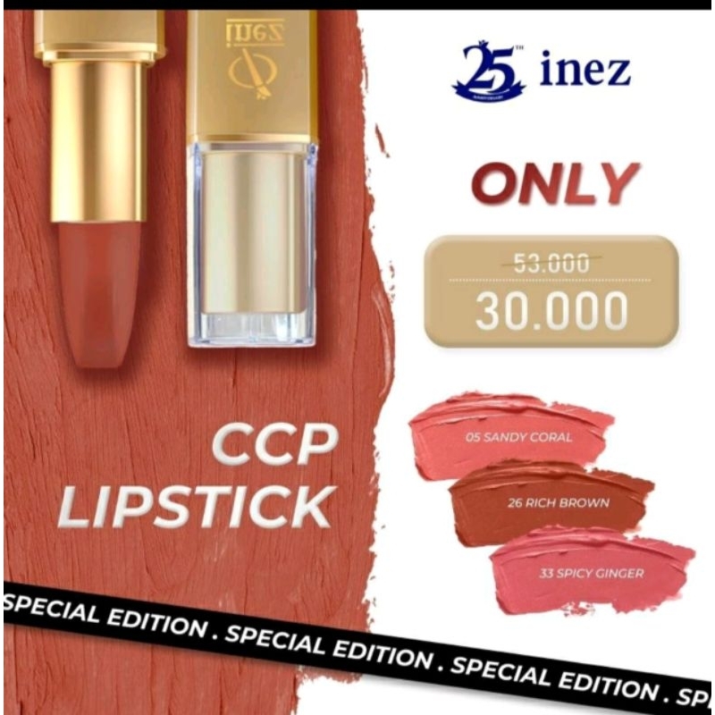 Jual INEZ Lipstick Color Contour Plus SPECIAL ADITION | Shopee Indonesia