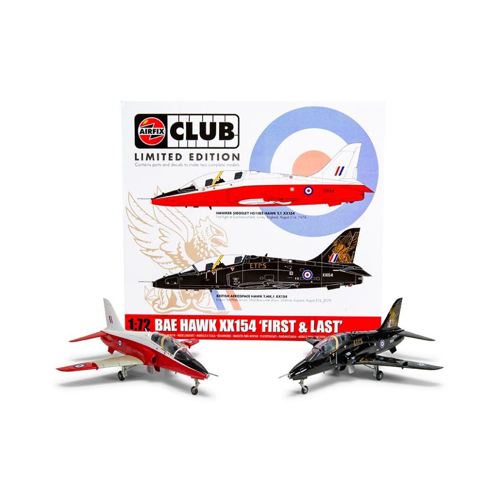 Jual Model Kit Pesawat Jet Tempur Airfix BAE Hawk XX154 First & Last ...