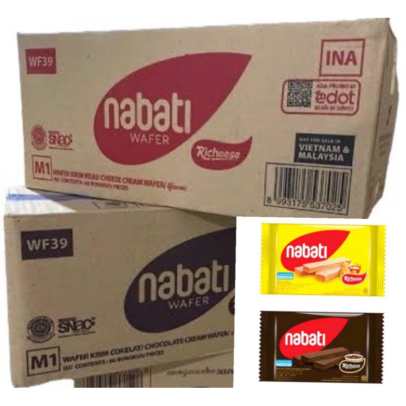 Jual NABATI WAFER / 37gr 1 DUS / 60 Pcs | Shopee Indonesia