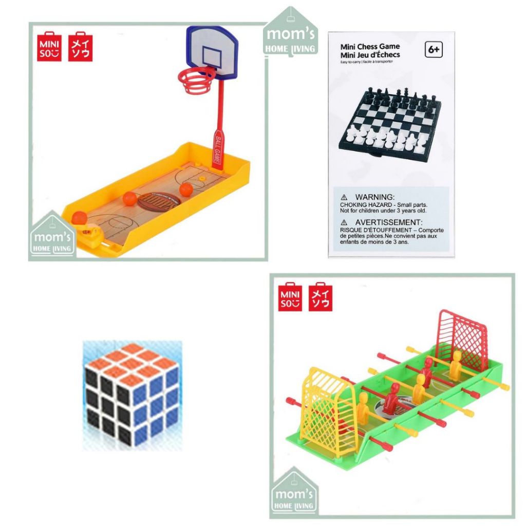 Jual MINISO MINI Table Game BasketBall Soccer / Mainan Meja Mini / Meja ...