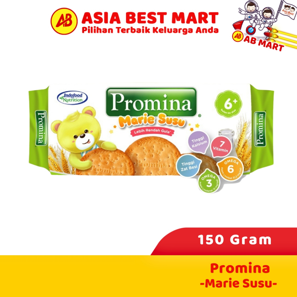 Jual Promina Marie Susu Roll New 150 gr Biskuit Snack Cemilan Bayi ...