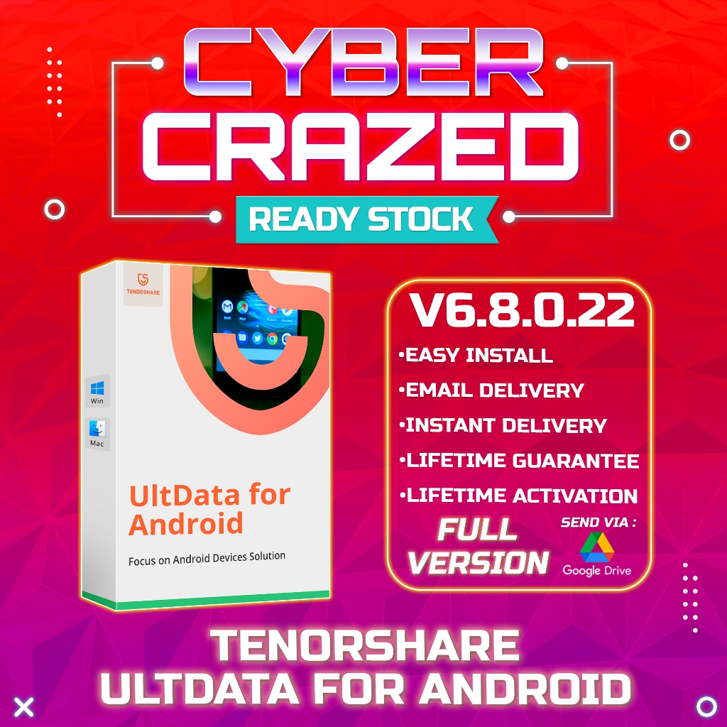 Jual Tenorshare UltData for Android 6.8.0.22 Full Version | Shopee Indonesia