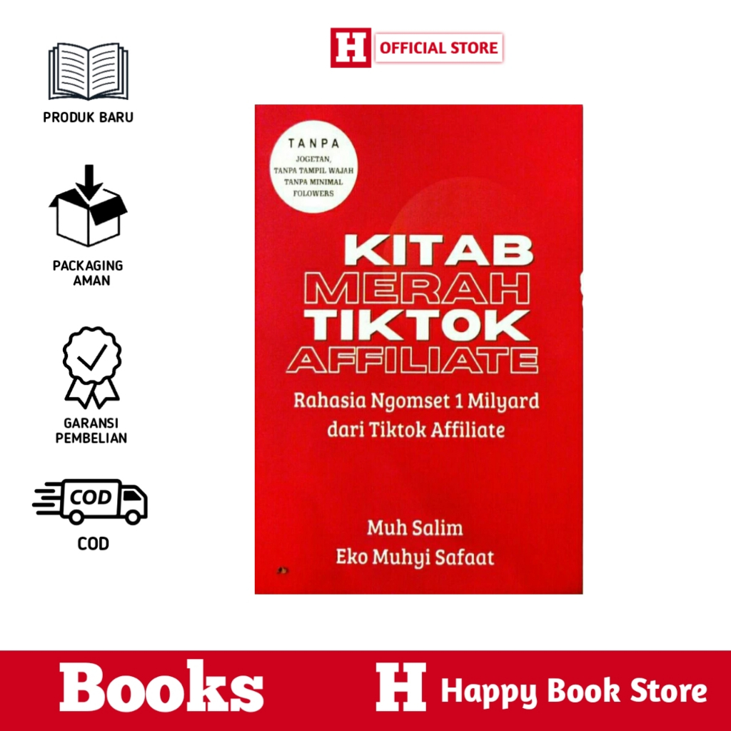 Jual Buku Kitab Merah Tiktok Affiliate - Muh Salim | Shopee Indonesia
