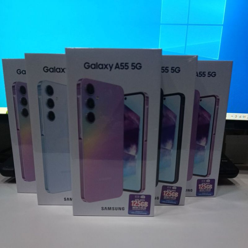 Jual Samsung Galaxy A55 5G 8/256GB - Awesome Ice Blue | Shopee Indonesia