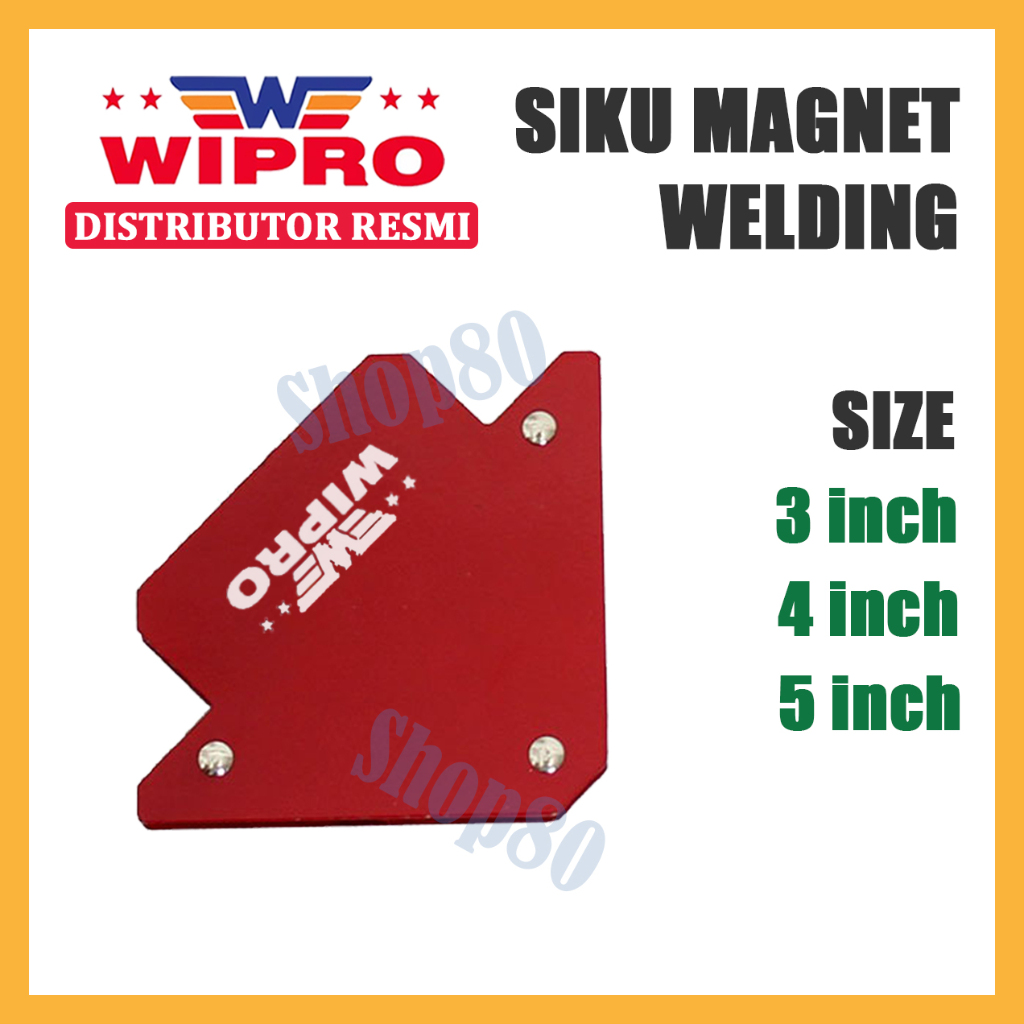 Jual Wipro Siku Magnet 3" 4" 5" inci inch Las Welding Holder WMH - 03 ...