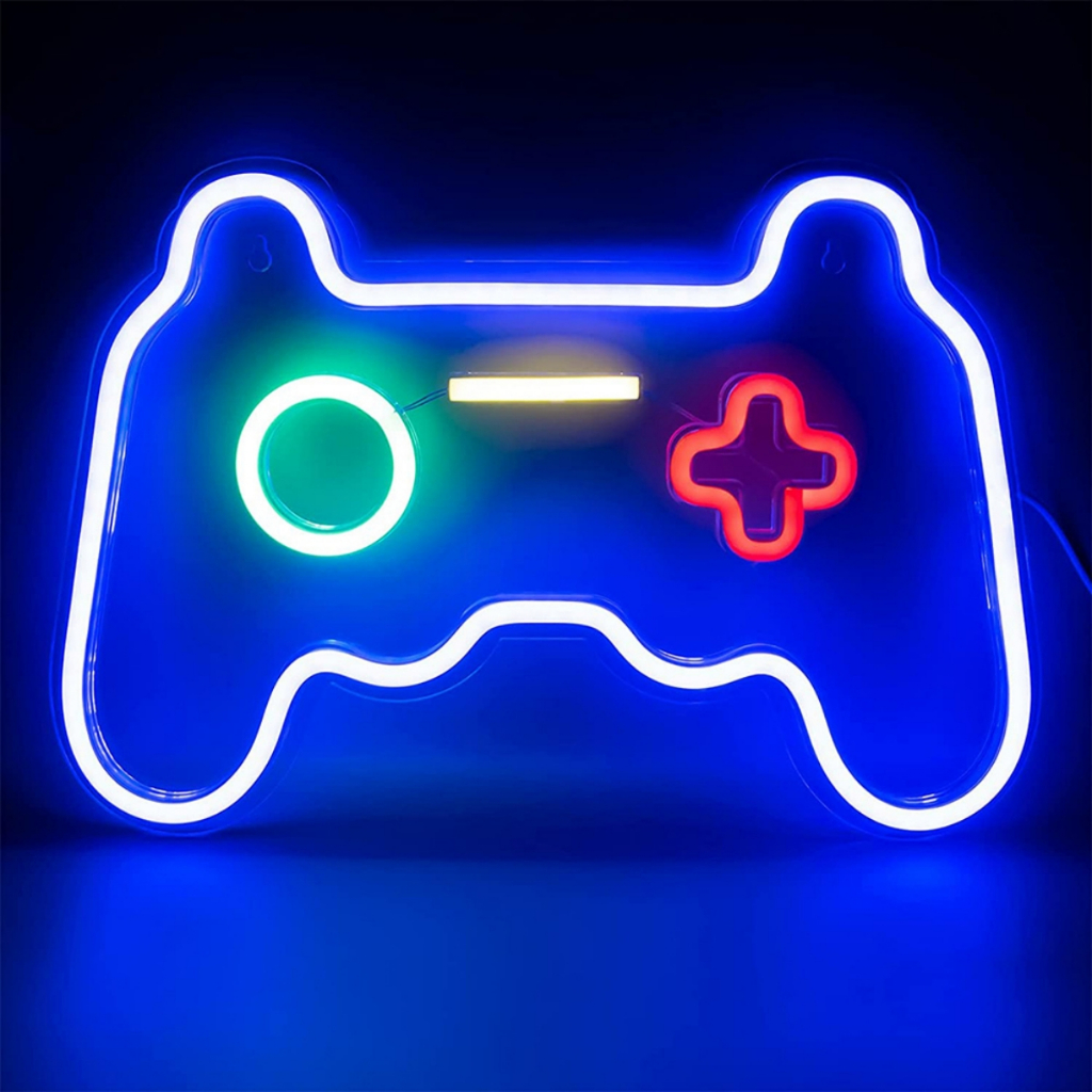 Jual Gamepad LED Neon Sign Lampu Malam Untuk Dinding Dekorasi Kamar ...
