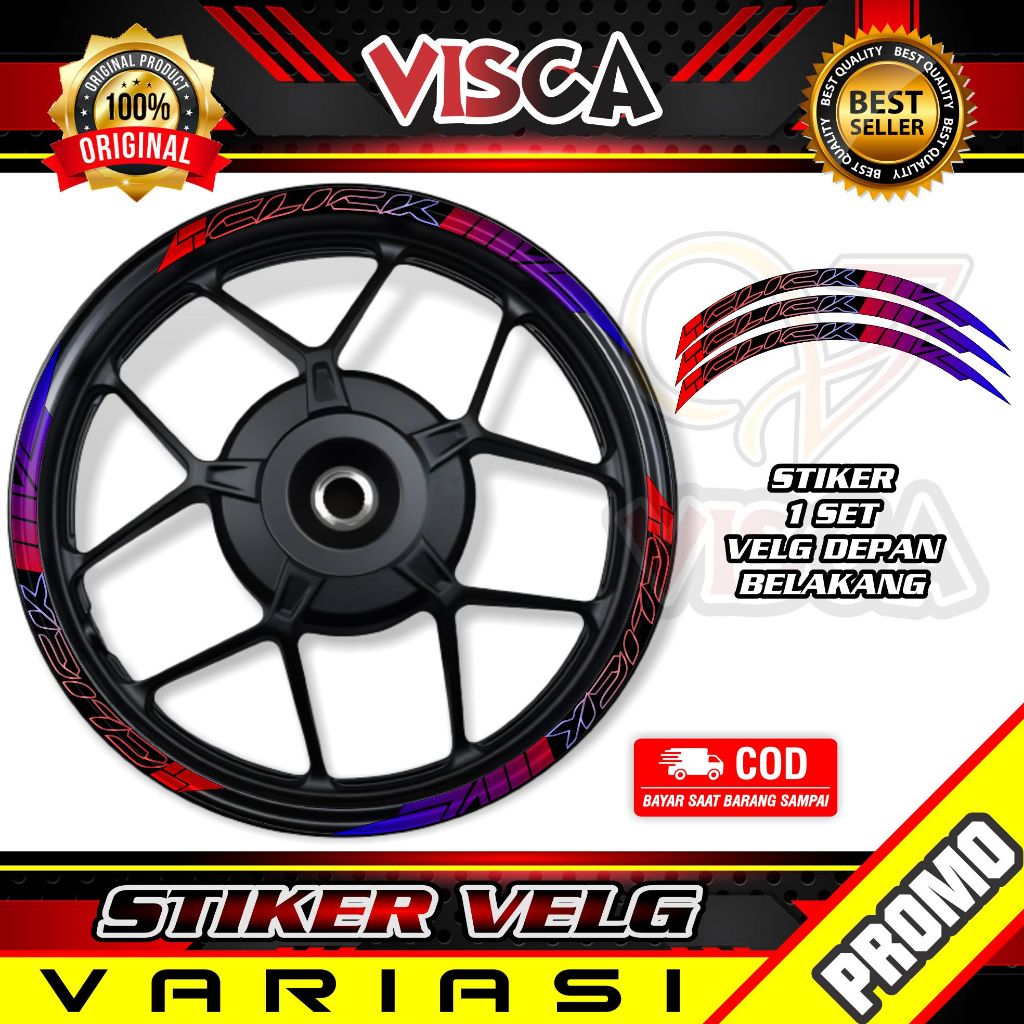 Jual Stiker Velg - Sticker Velk - Stiker Cutting Velg - Stiker Velk ...