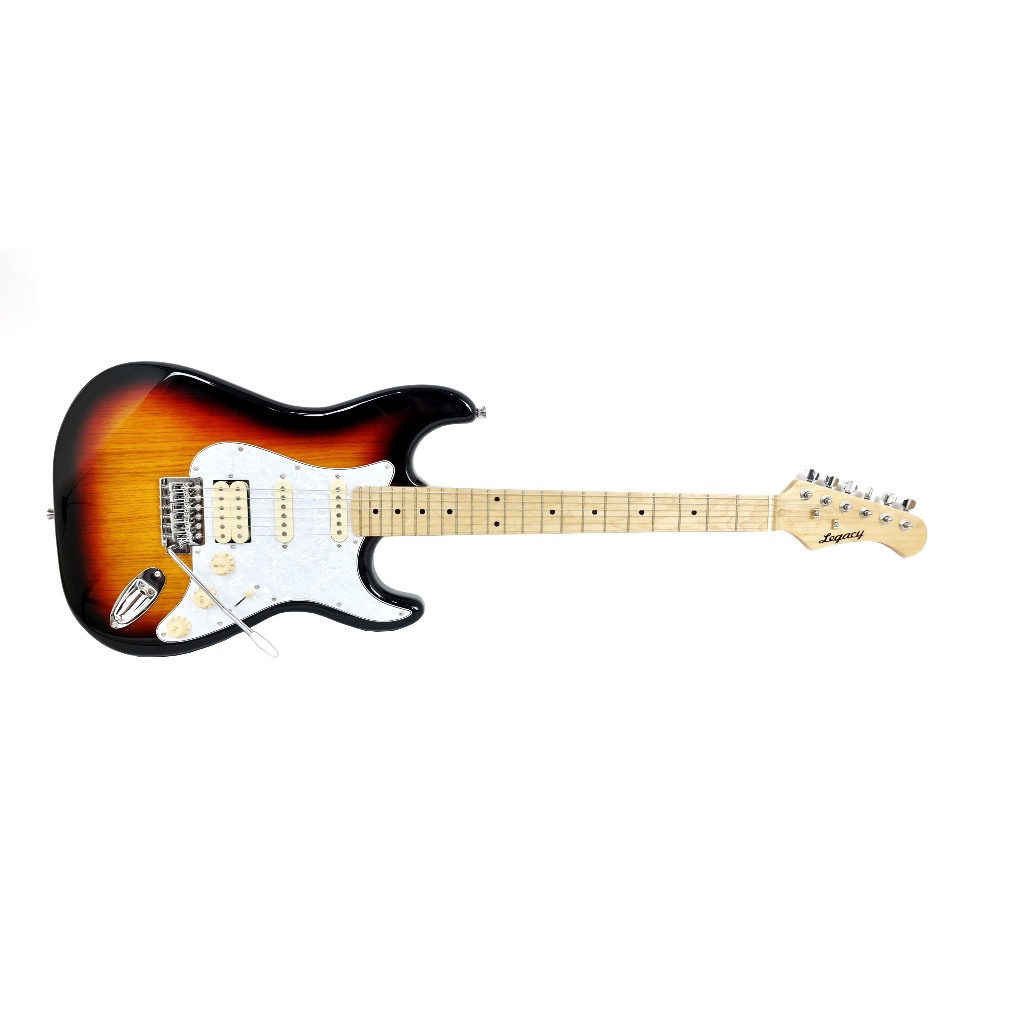 Jual Gitar Elektrik Merk Legacy Original EG-102 PSB HSS Warna Sunburst ...