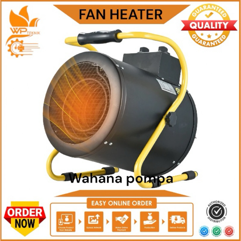 Jual Blower Pemanas kandang 5KW 3Phase Kipas Pemanas Ruangan 5KW 380V ...