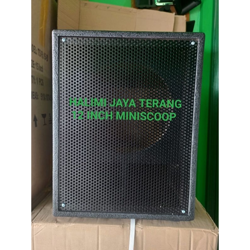 Jual BOX SPEAKER 12 INCH MODEL MINISCOOP BOX SUBWOOFER TRIPLEK SEMI ...
